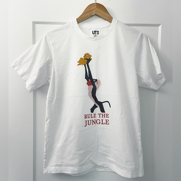 Disney | Tops | Disney Lion King Tshirt Uniqlo White Tee Mens Medium 0 ...